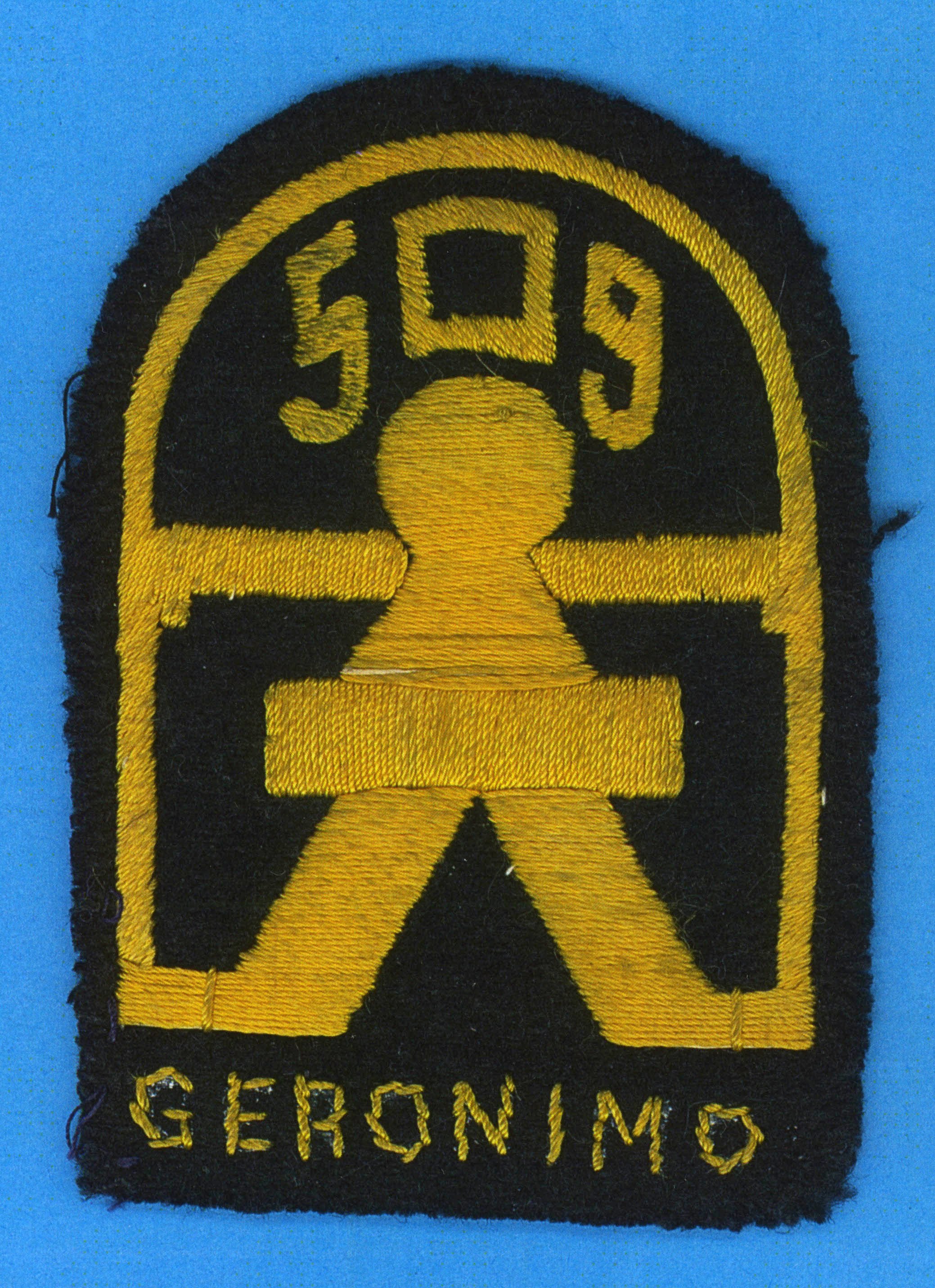 509th PIB Little Man in the Door Jacket Patch