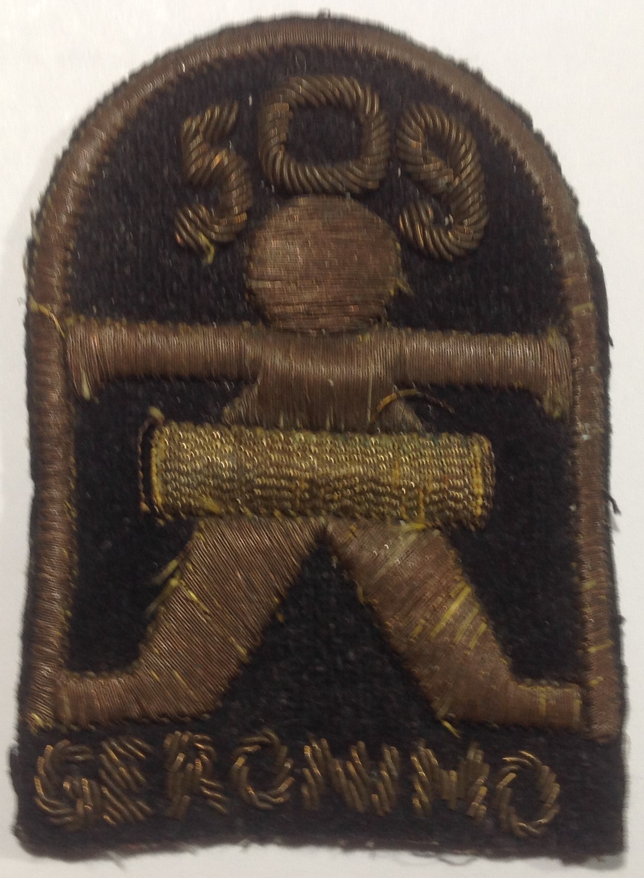 509th PIB Little Man in the Door Jacket Patch